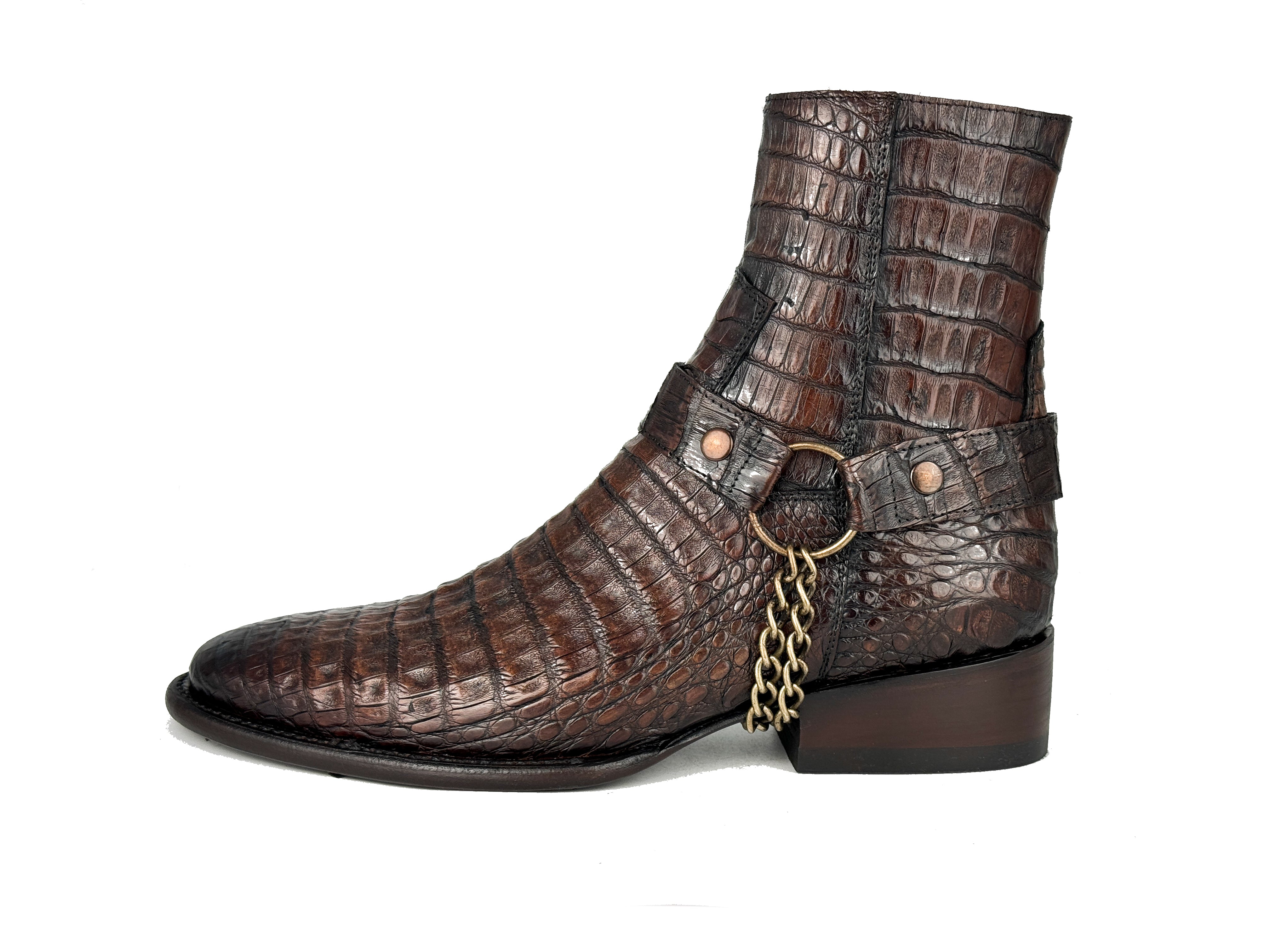 BROWN CROCODILE LISBOA (25MM) – LuxxeMx