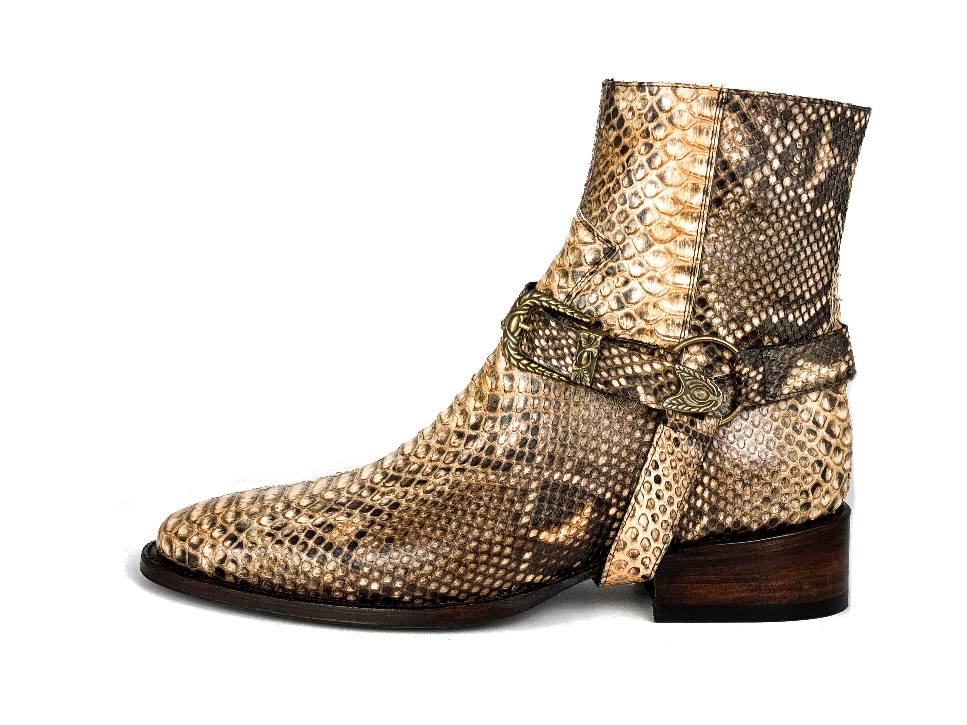 LIGHT BROWN PYTHON DENVER – LuxxeMx