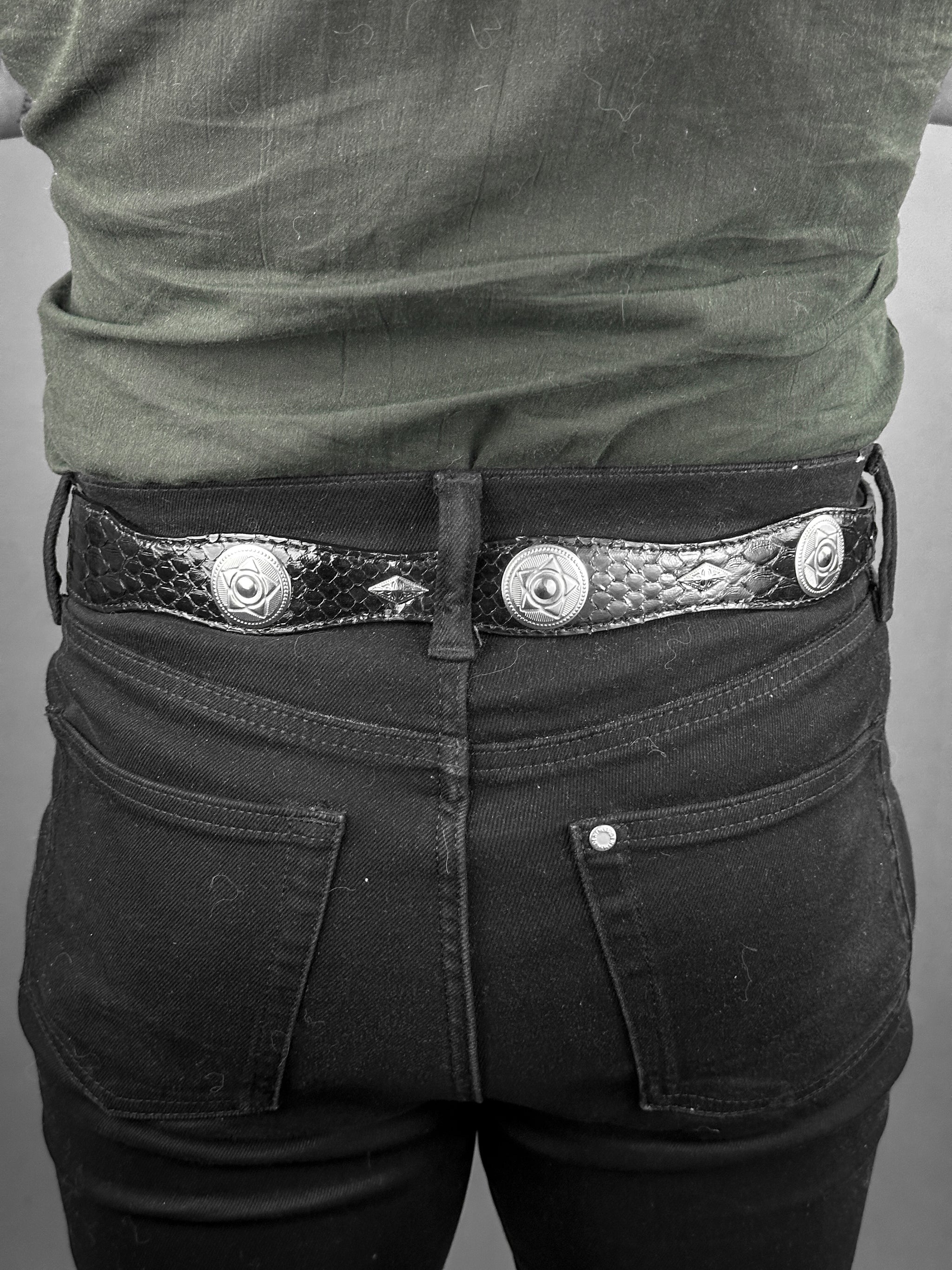 PYTHON WESTERN BELT – LuxxeMx