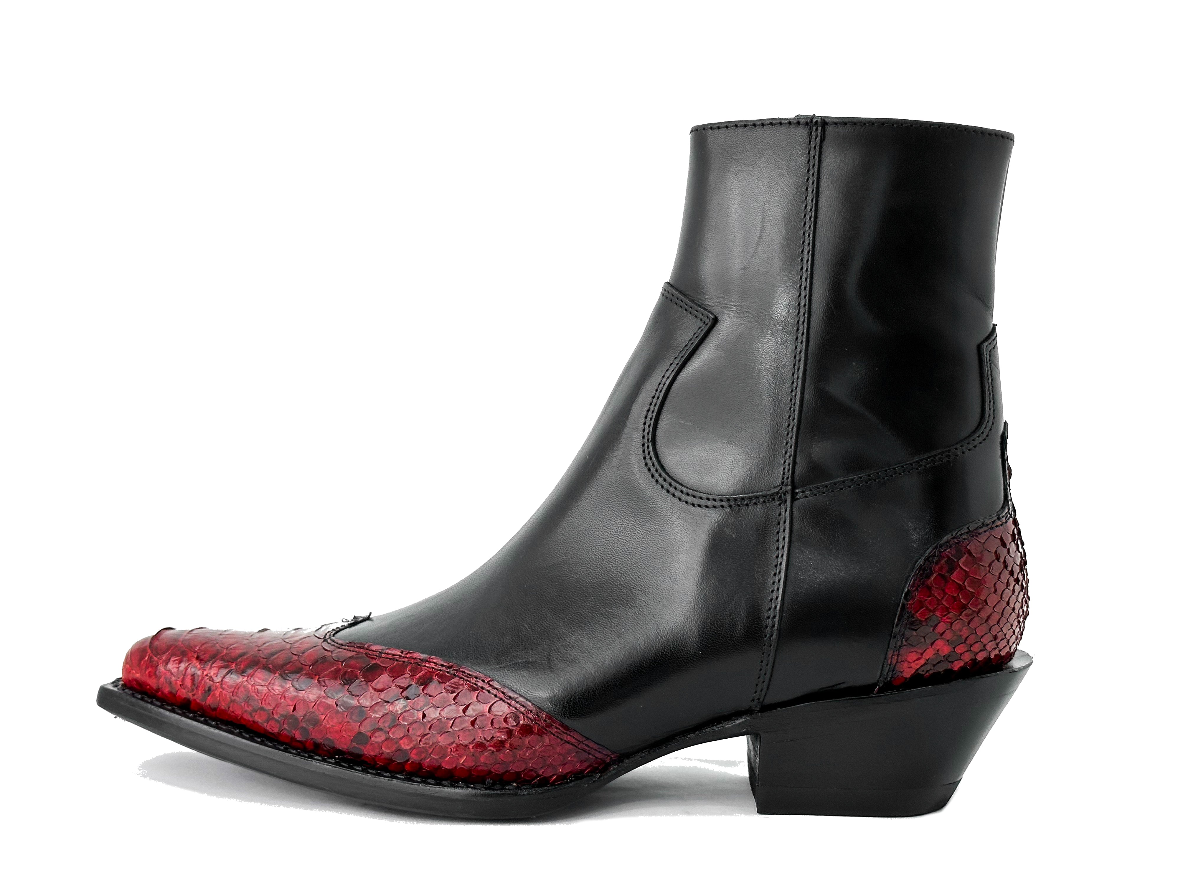 RED PYTHON AUSTIN BOOTS – LuxxeMx
